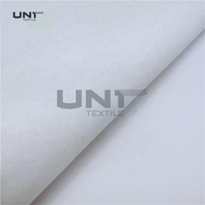 China 150cm 100% Cotton Woven fusible interfacing fabric Adhesive for sale