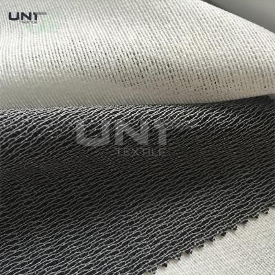 China PA / PES Glue Lightweight Fusible Interfacing Power Dot Coating 140gsm Weight for sale