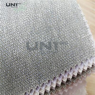 China 230gsm 3.5H Hand Feeling Fusible Interlining Cotton Fusing Garment Woven Rolls For Caps for sale