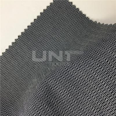 China B6100E Jackets Fusible Interlining Fabric Powder Dot PES Weft Insert Napping for sale