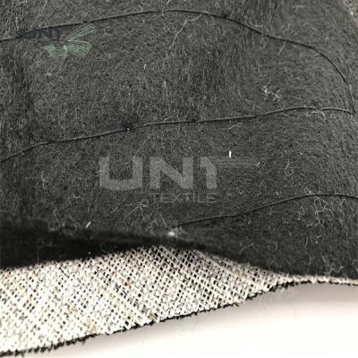 China Thinner Mens Black Color Sewing Shoulder Pads For High Level Apparel Industry for sale