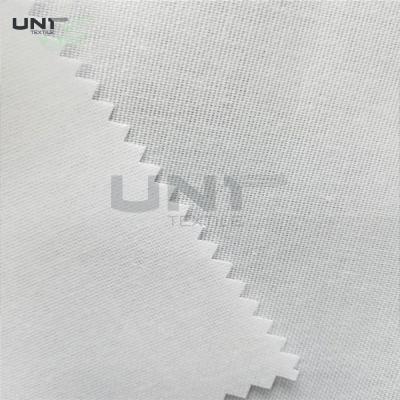 China Krägen u. Stulpen-weißes Hemd, das Leinwandbindung mit HDPE Beschichtung zwischenzeilig schreibt zu verkaufen