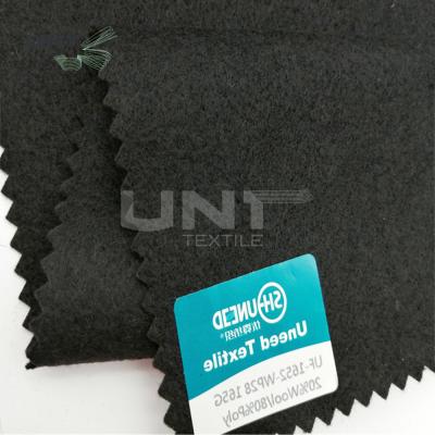 China Eco Friendly Needle Punch Nonwoven Polyester Wool 8/2 Under Collar Felt for sale