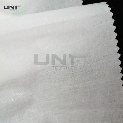 China 100% katoenen 30D * 30D Overhemdskraag die Geweven Smeltbare Voering voor Mensenoverhemd Interlining Te koop