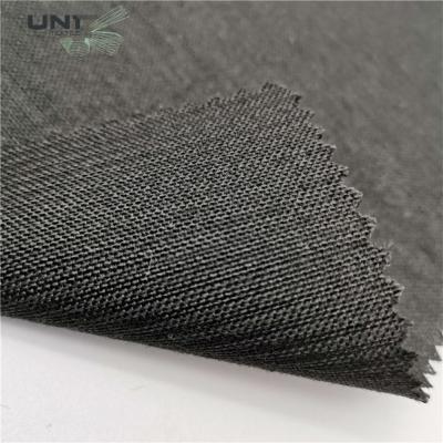 China 50m - 200m Length Hair Interlining Fabric Shrink Resistant For Suit for sale