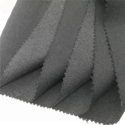 China Shrinkage 50D*50D LDPE Coated Woven Interlining for Tailored Clothing Production for sale