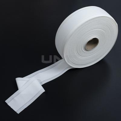 China Custom Webbing Trouser Elastic Waistband Interlining 100% Polyester Material For Pants for sale