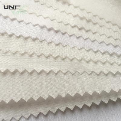 중국 보통 직물 면 솔 셔츠 행간에 어구를 삽입 백색 편평한 코팅 판매용