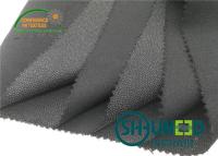China 100% Polyester Double Dot 120 GSM Twill Weave Fusible Interlining Woven Fusible Interlining Fabric for Suits for sale