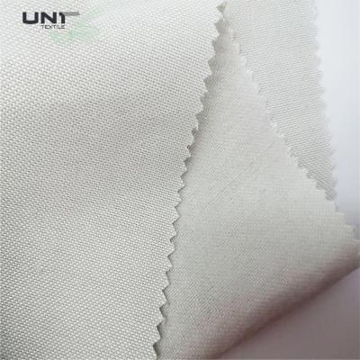 China Shrink Resistant Fusible Necktie Woven Interlining Adhesive Wool Interlining for sale