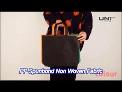 Eco Friendly Colorful PP Spunbond Non Woven Fabric For Diaper / Home Textile