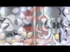 Woven Interlining for Garment Manufacturing Durable and Stable Plain Weave Fabric for Collars Cuffs and Plackets