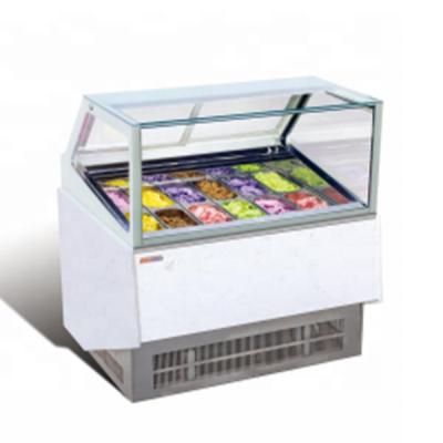 Quality Single-Temperature Ice Cream Display Cabinet Freezer Trade Show Casefor sale