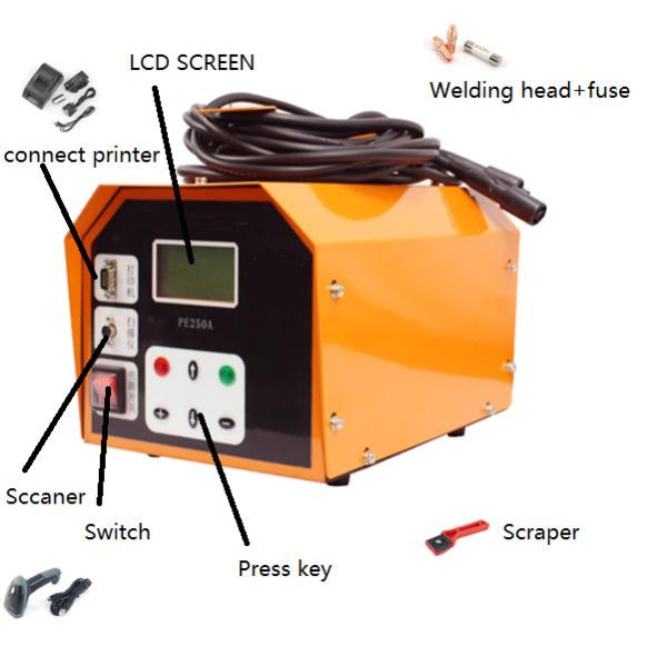 Quality AC220V Electrofusion Manual Welding Machine with 50A RMS Control for sale