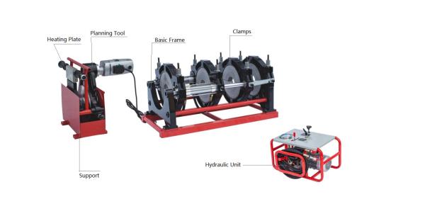 Quality 63mm - 200mm Hydraulic HDPE Butt Fusion Welding Machine For PE PVDF PP Pipe for sale