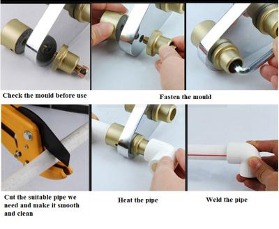 Quality Aluminum 63mm PTFE Welding Socket For Plastic Pipe Welding Machine for sale