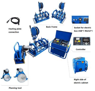 Quality HDPE Fitting Welding Machine 10 Inch High Efficiency For PE Pipe for sale