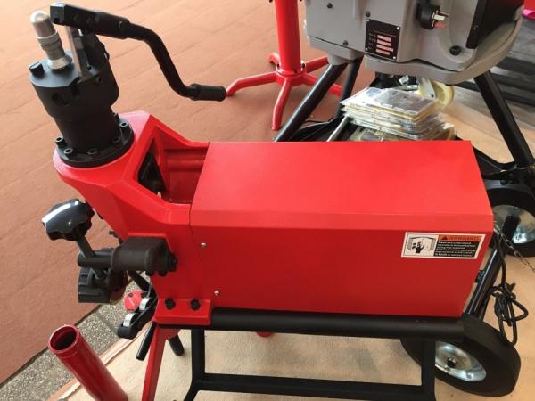 Quality STG24A 8'' - 24'' steel pipe Roll Groover Machine for heavy duty couplings and grooved pipes for sale