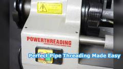 STT50F 1300W Automatic Pipe Threading Machine Demo