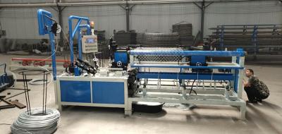 China 3m width Fully-Automatic single wire Chain Link Fence Machine with Factory Best Price for sale