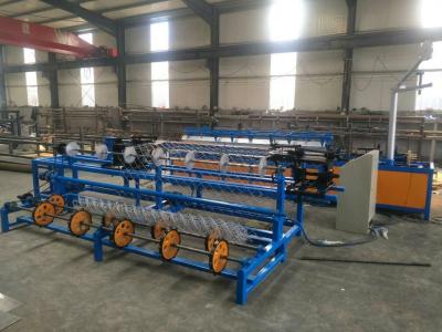 China 4m width full Automatic Single wire feeding PLC control  Diamond Mesh Chain Link Fence  Machine for sale