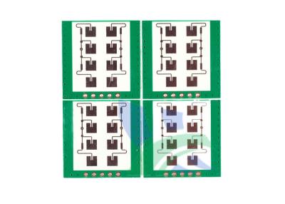 Cina Il PWB 0.254mm di abitudine del materiale di Rogers 4350 0.2mm fora la dimensione Soldermask verde in vendita