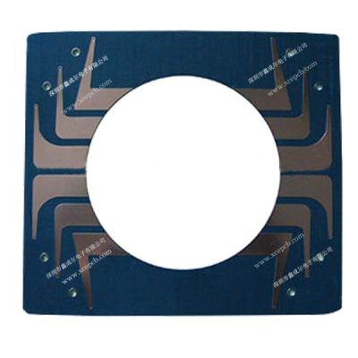 中国 コミュニケーション トランシーバーのロジャースPCBの青いはんだのマスクの高周波100 * 100mm 販売のため