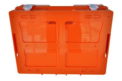 Cina Di plastica della scatola del pronto soccorso dell'ABS supporto a mensola grandi 40x30x15cm arancio in vendita