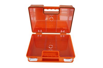 China Los primeros auxilios Kit With Wall Bracket And del ABS rojo del verde atornillan a Carry Case medio en venta