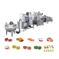 China Large Scale Automatic Gummy Toffee Candy Production Line 150kg/h to 600kg/h for sale