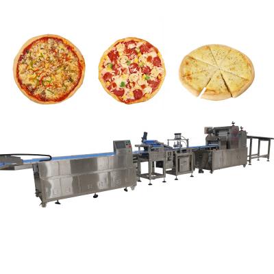 Chine chaîne de production multifonctionnelle de la pâte de pizza des produits alimentaires 4.2kw de machine automatique de traitement des denrées alimentaires à vendre