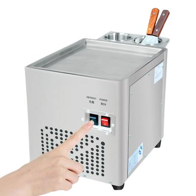 China De gerolde Fried Ice Cream Roll Making-Machine van Machinefried ice cream cold plate Te koop