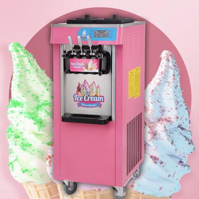 China 5 Flavor Floor Standing Snack Food Machinery Ice Cream Frozen Yogu for sale