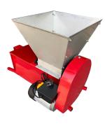 China 550W Electric Grape Crusher Destemmer for Winery Fruit Processing Machine 40x40cm Hopper for sale