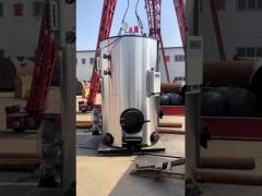 Caldaia a vapore a paglia da 100 a 1500 kg verticale