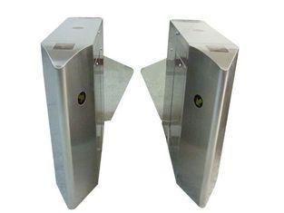 Security #304 stainless steel Glass Flap Gate RS485  for Pedestrian Access Control