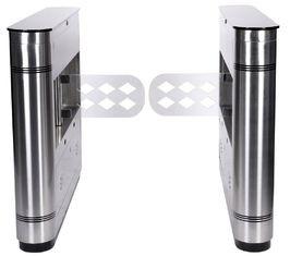 China Stainless Steel Brushed Bridge Round Smart flap gate barrier for Tourism Sports for sale