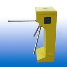 China Intelligent Vertical Turnstile Gate #304 Stainless Steel with Yellow Powdering customize for sale