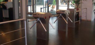 China EU customized dual head waistheight turnstile for sale