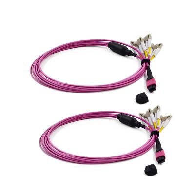 China Polaridad B de la élite del cable del tronco del PVC/de LSZH MPO MTP dominante encima - de llave para arriba para Data Center en venta