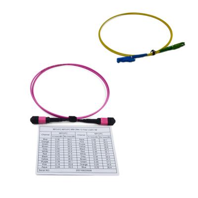 Cina Millimetro MPO al cavo di sblocco della fibra del cavo a fibre ottiche di LC compatibile con Huawei QSFP in vendita