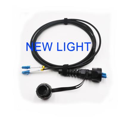 China CPRI Bbu Odc-Dlc Cpri Optical Fiber Patch Cord Waterproof With Sealed Dust Cap for sale