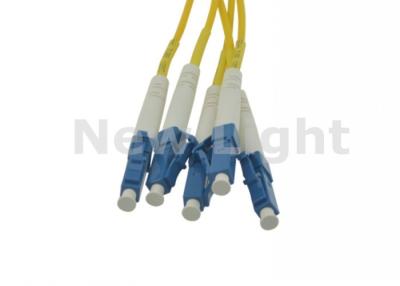 China FTTH ABS Fiber Optic Splitter / 1x4 PLC Splitter Single Mode With LC UPC Connector for sale