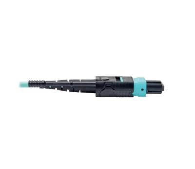 China 12 Core MPO / MTP  High Density Push Pull tab  Fiber Patch Cord Female Connectorl for sale