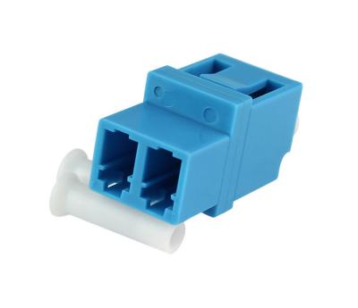 China High - Low Type Fiber Optic Adapter LC Connector 0.3 DB Insertion Loss With Window for sale