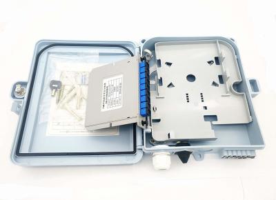 China Hard Waterproof IP67 Fiber Termination Box PLC Splitter 1 X 16 SC / UPC With PC Material for sale