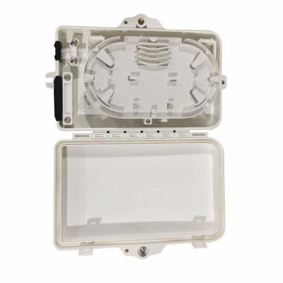 China ABS CATV Fiber Optic Termination Box 8 Core SC Adapter With White Color for sale