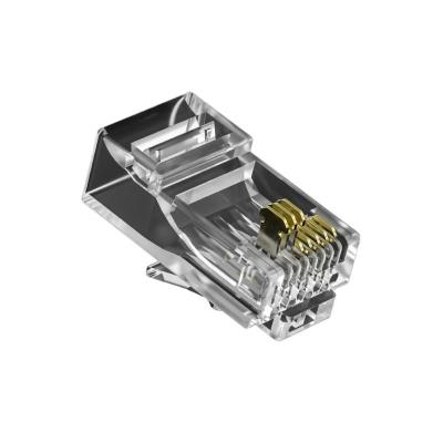 China Premium CAT6/CAT7 Network Connectors - Gold-Plated Pins, Fluke Approved for sale