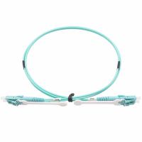 China Pulling Type LC Connector Multimode Duplex Optical Fiber Patch Cord 40Gb LSZH 2.0mm for sale