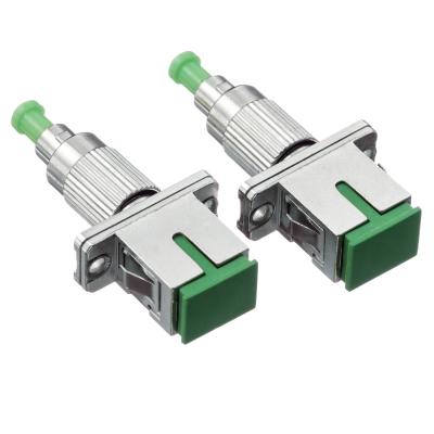 China SC Female To FC Male Fixed Type Fiber Optical Adapter APC Polishing Type for sale